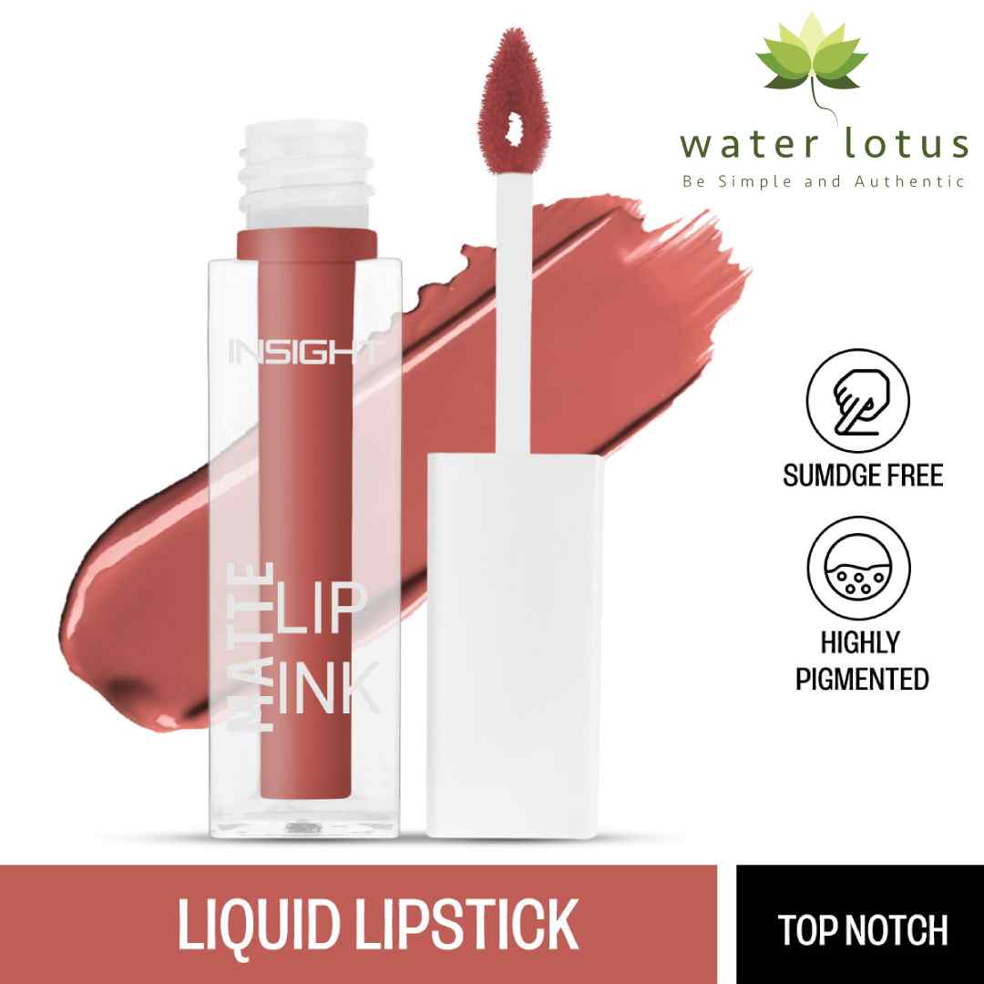 Insight Cosmetics Matte Lip Ink-Top Notch,10 - Water Lotus | Care ...