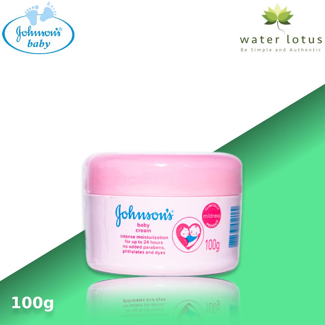 Johnson’s Baby Intense Moisturization Cream 100g - Water Lotus | Care ...