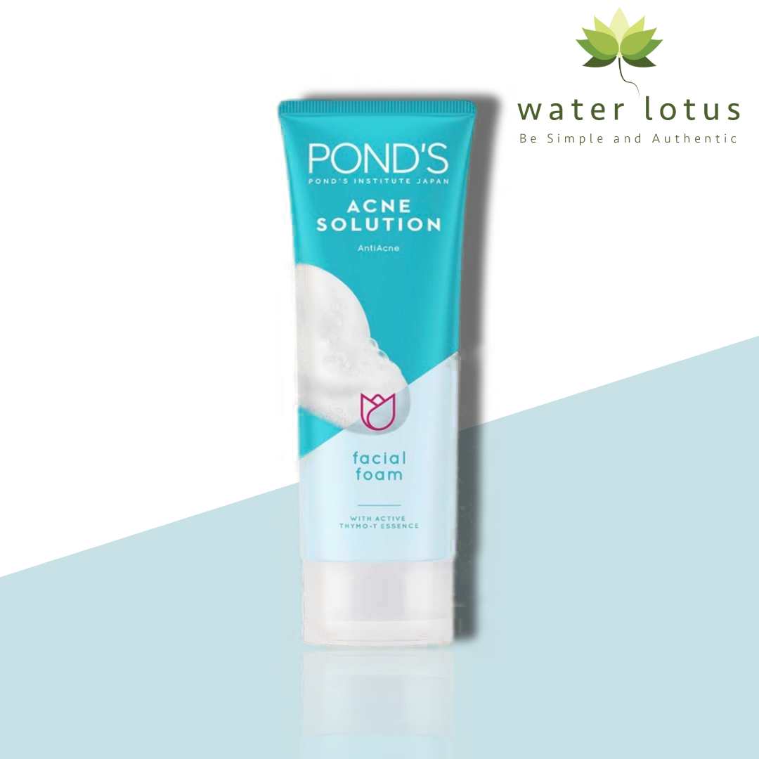 Ponds Acne Solution Facial Foam 100 g - Water Lotus | Care & Beauty ...