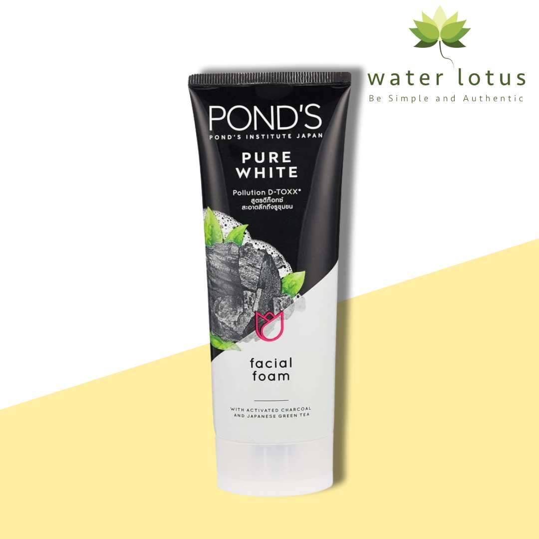 Pond's Pure White Deep Cleansing Brightening Facial Foam 100g - Water ...