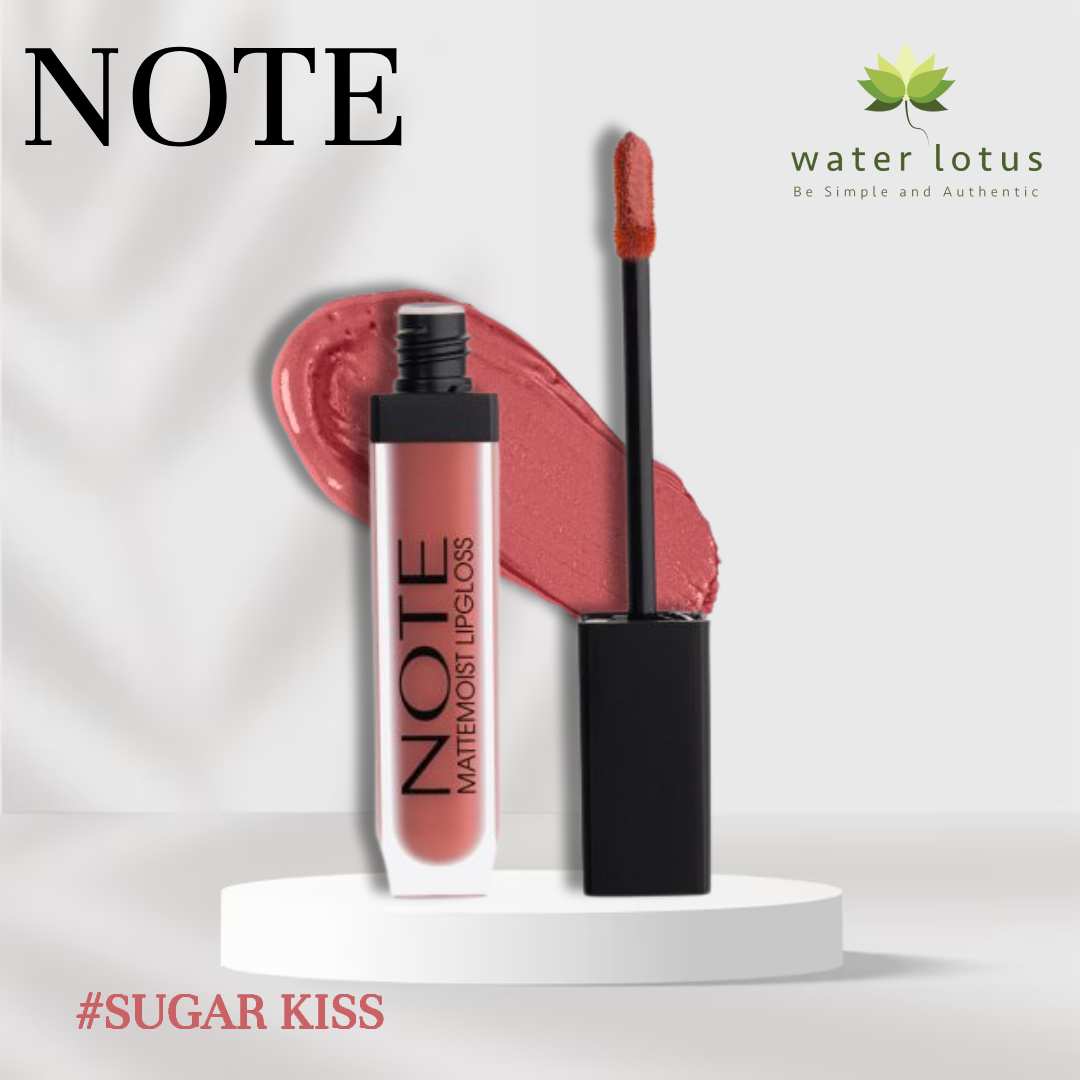 Note Mattemoist Lip Gloss - Sugar kiss,403 - Water Lotus | Care ...
