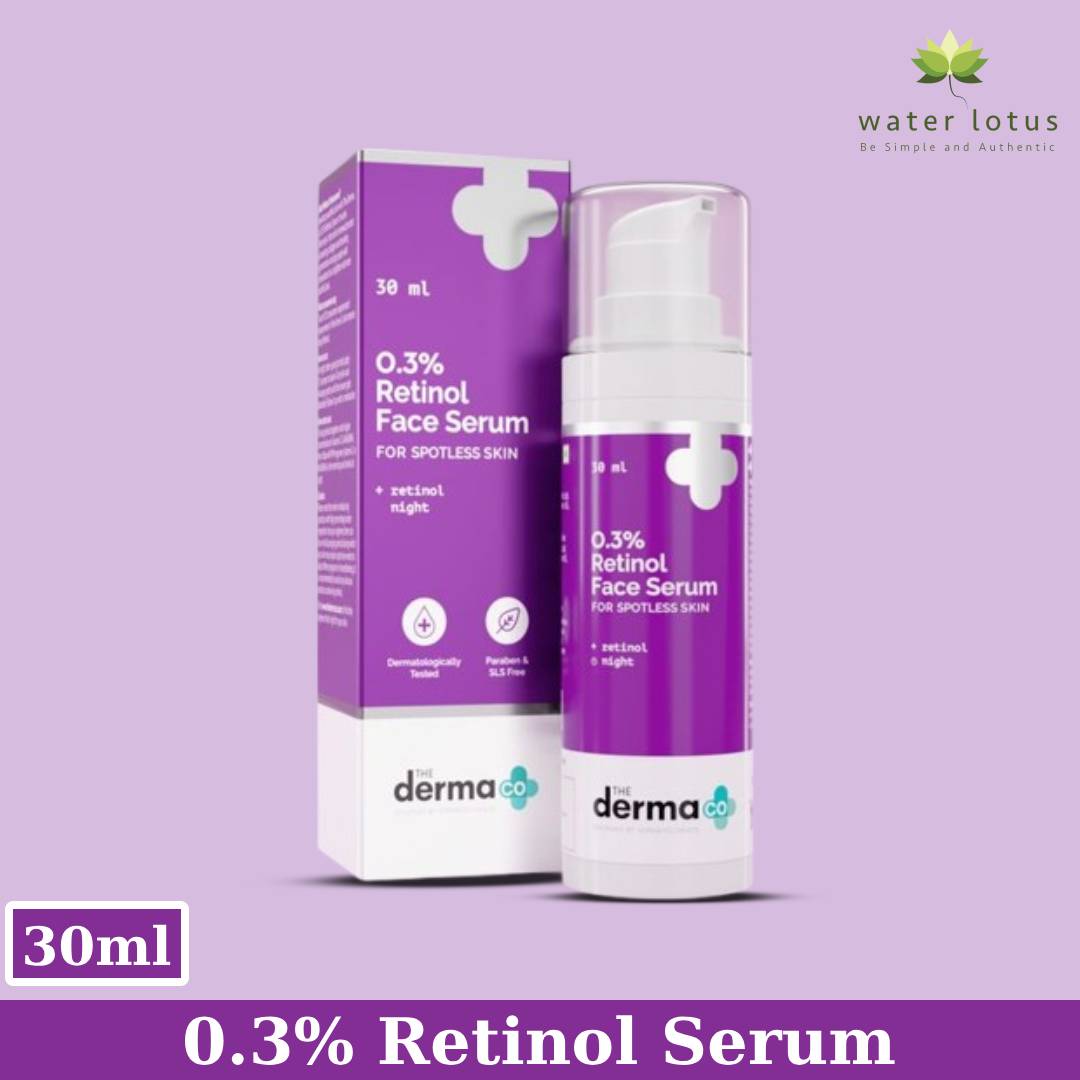 The Derma Co 0.3% Retinol Serum - 30ml - Water Lotus | Care & Beauty ...